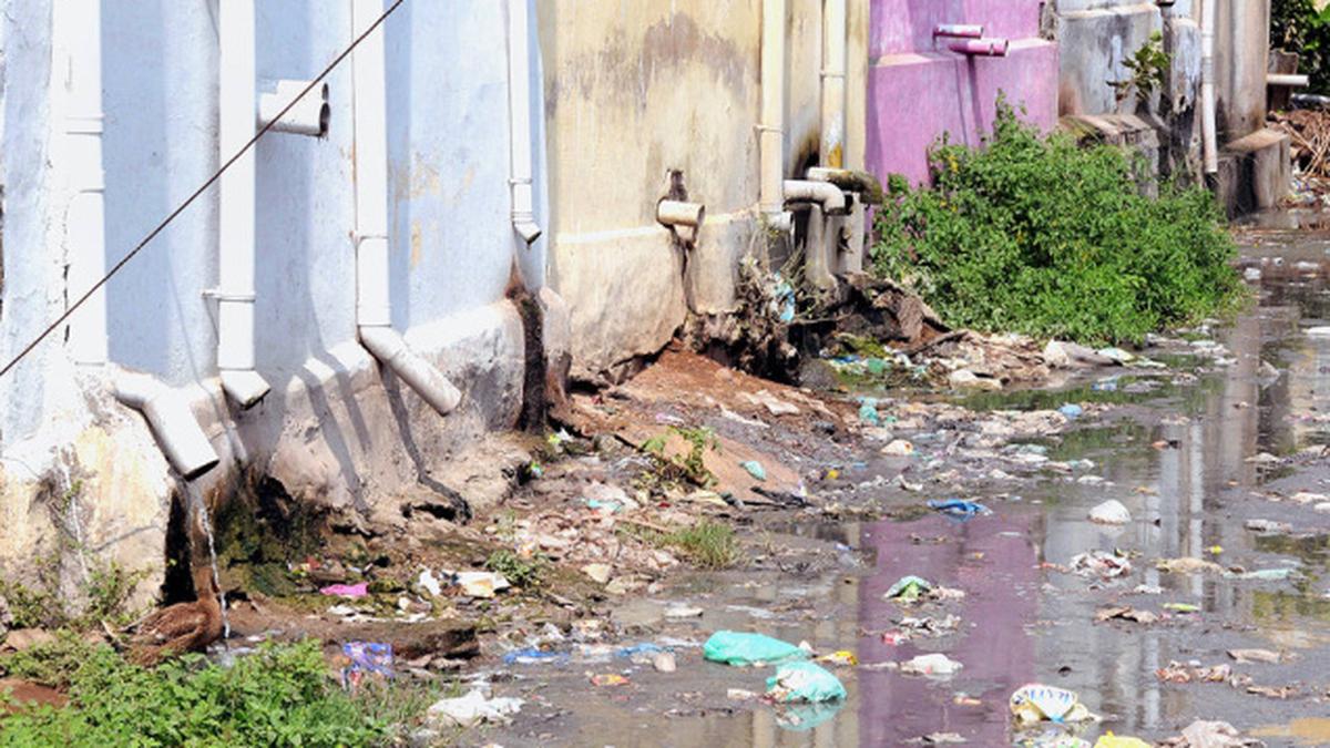 Squalid conditions prevail along ‘Irattai Vaical’ - The Hindu