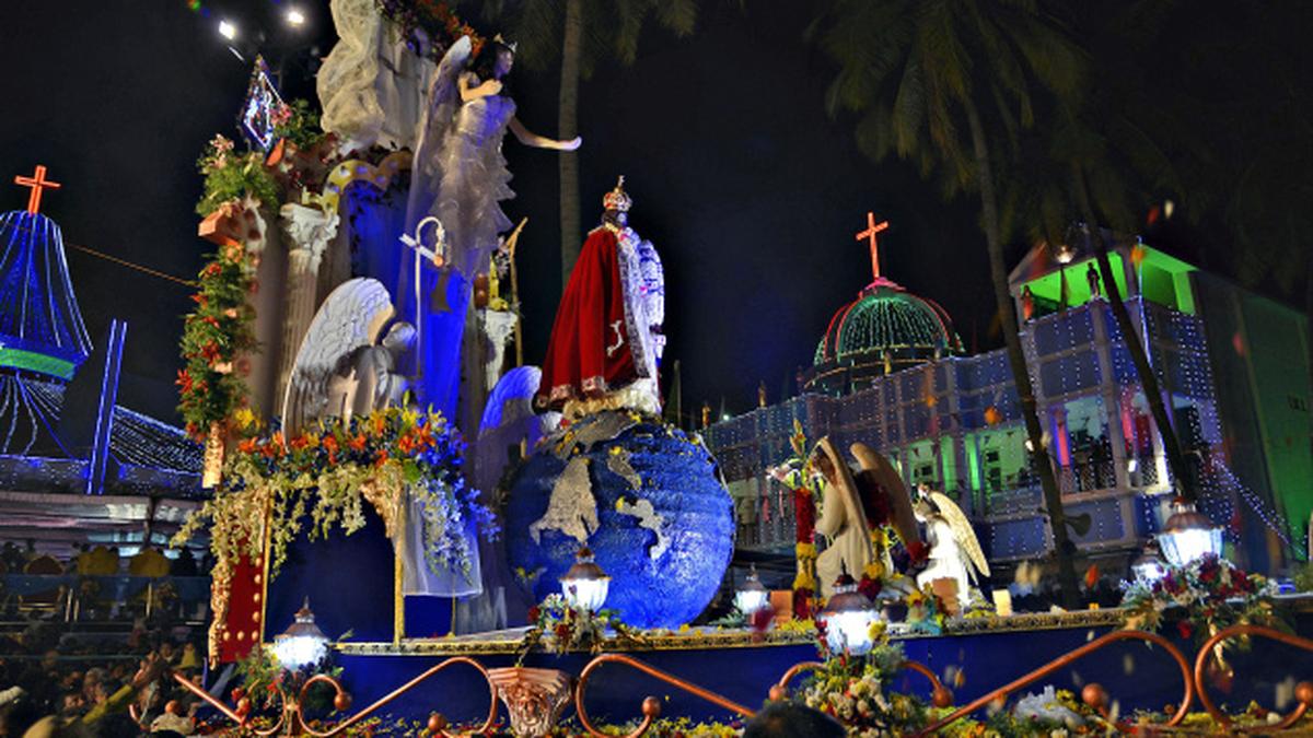 Colourful end to Infant Jesus shrine festival - The Hindu