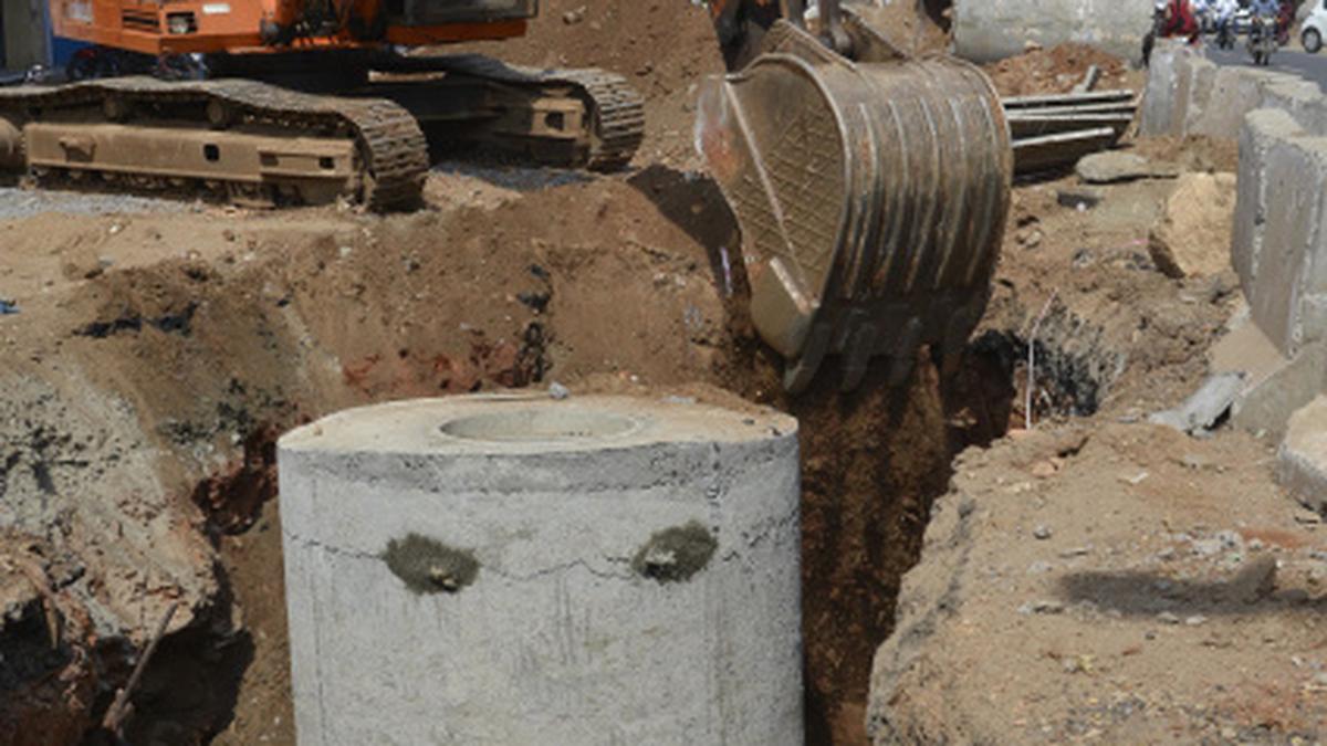 Corporation to complete UGD work in 14 months - The Hindu