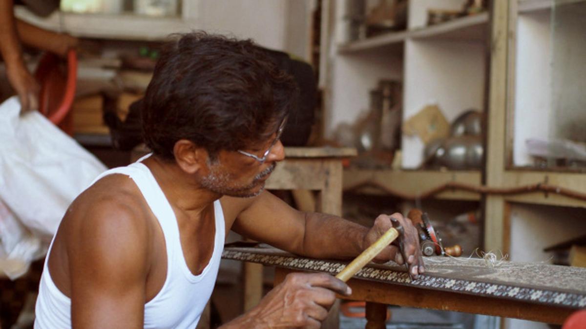 A Bidri dining table for the Mallya family - The Hindu