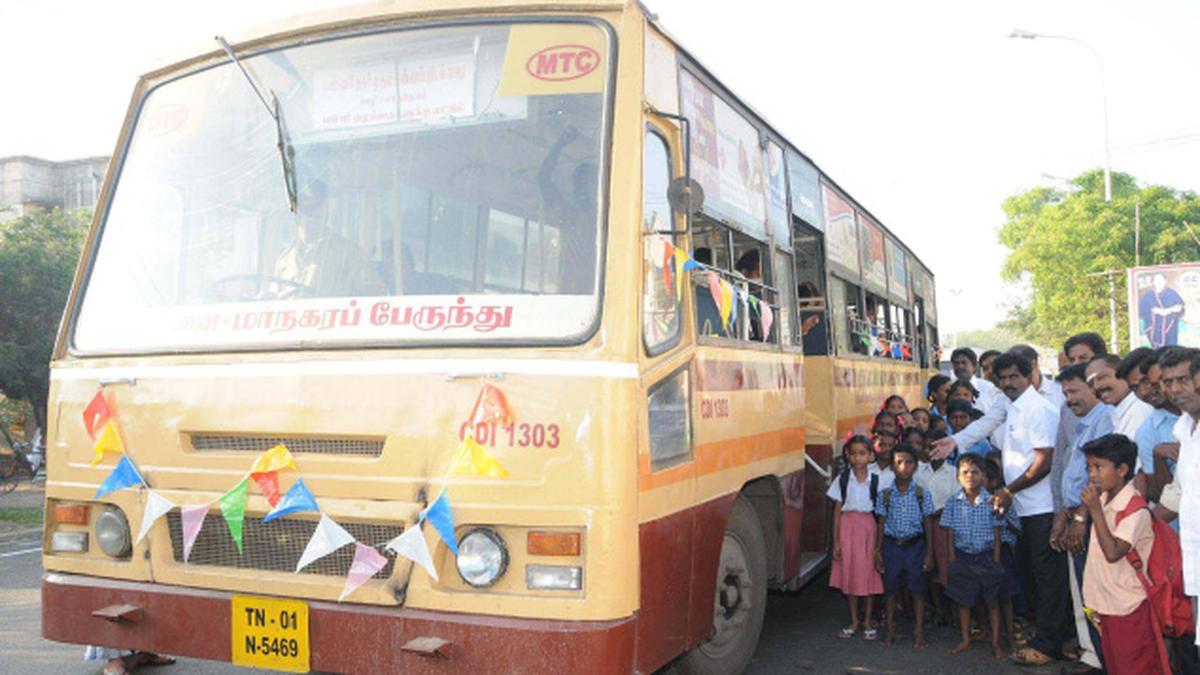For resettled students, a free ride to school - The Hindu