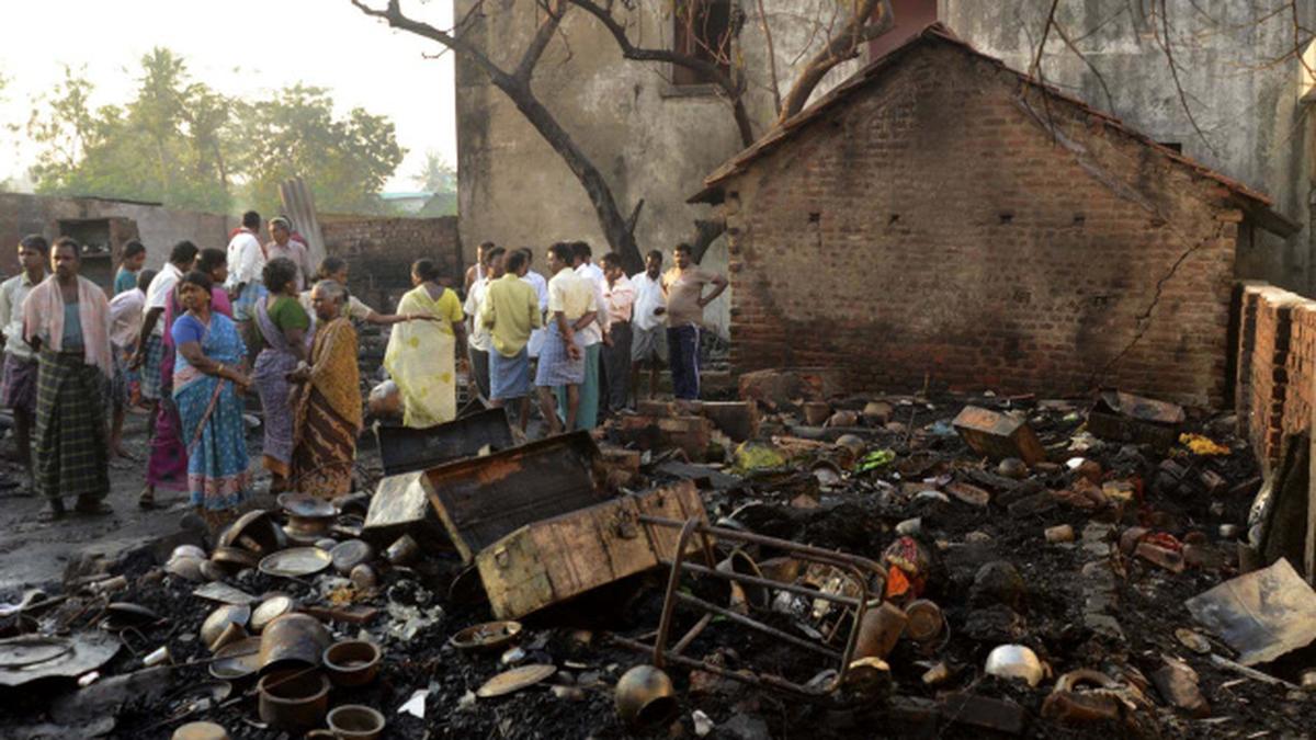 Fire in Kodungaiyur: three women killed - The Hindu
