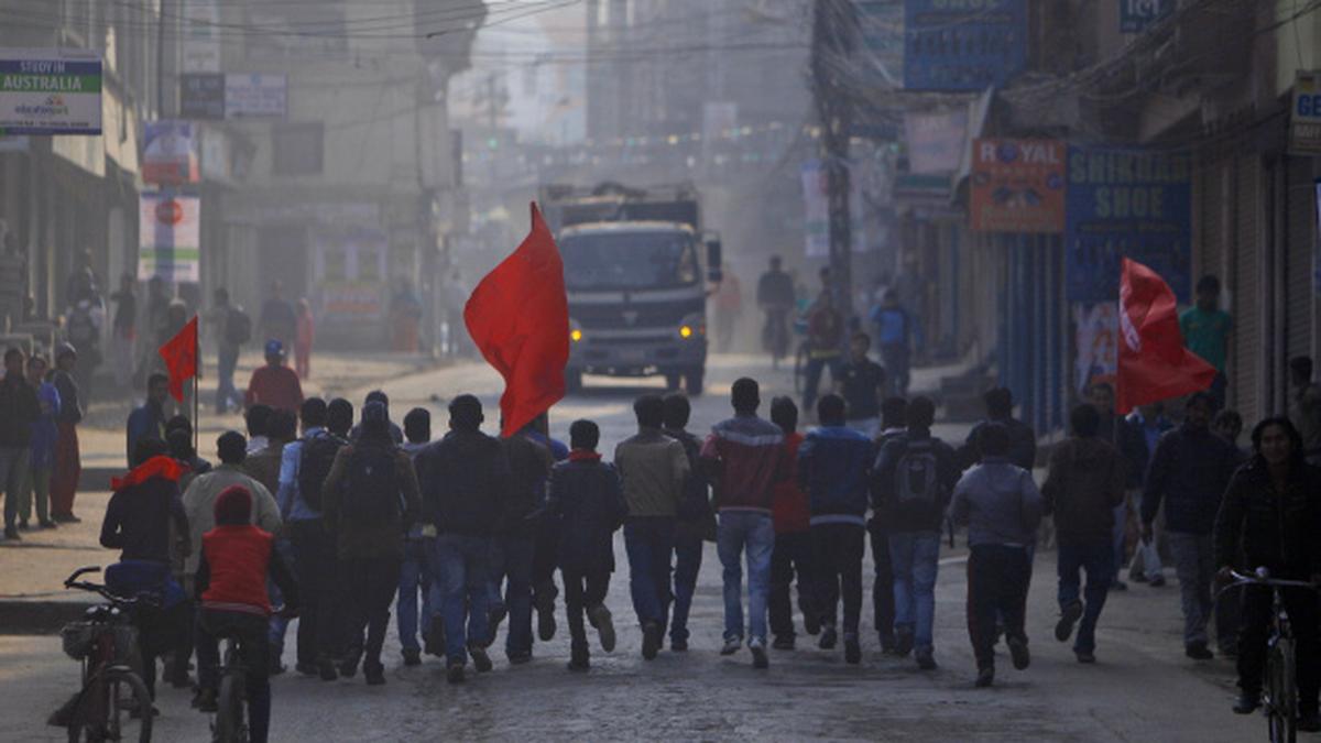Normal life in Nepal disrupted by general strike - The Hindu