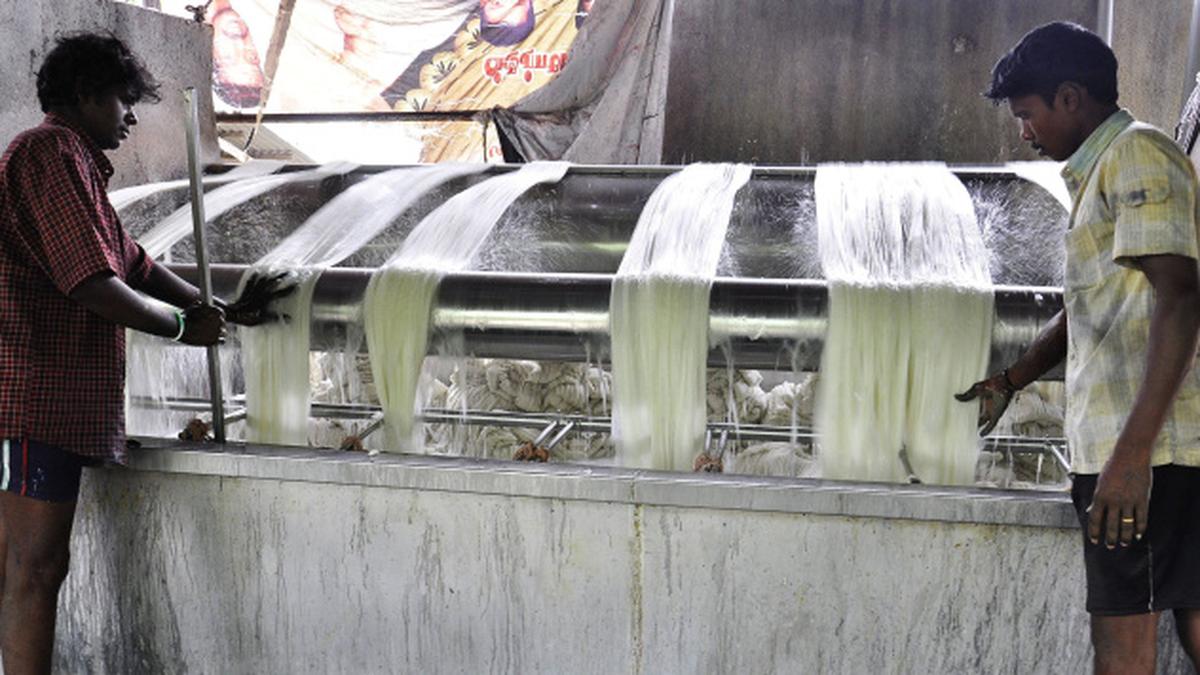 Textile units shifting base - The Hindu