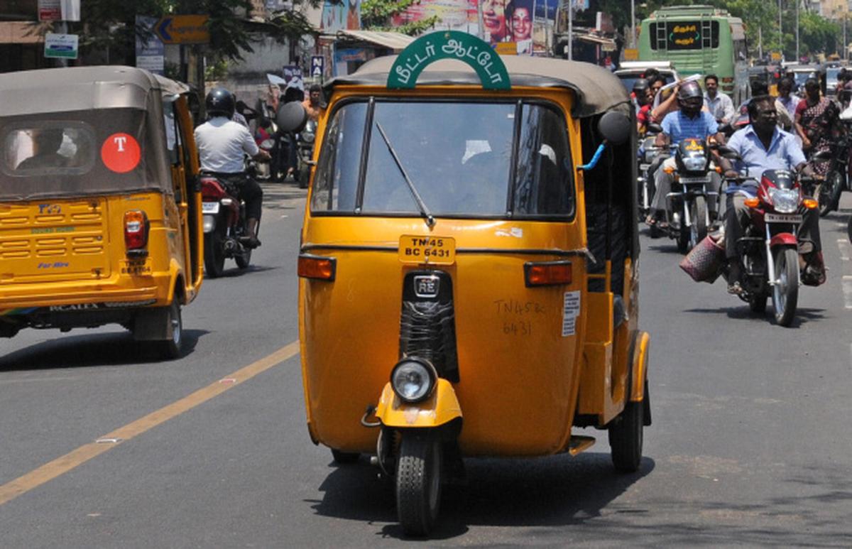 ‘Meter auto’ running out of drivers - The Hindu