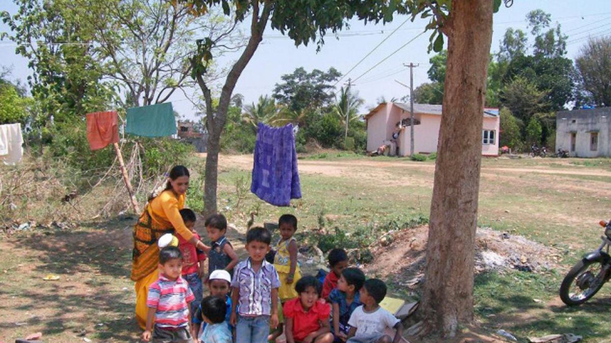 It’s fresh air for these anganwadi children in Alur - The Hindu