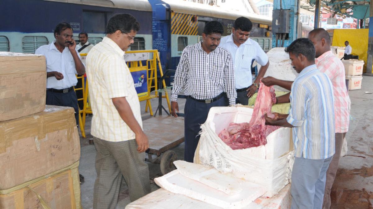 Now, rotten meat enters city via road - The Hindu