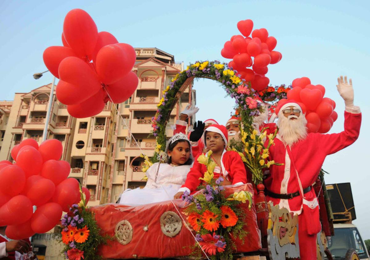 Bathed in the spirit of Christmas - The Hindu