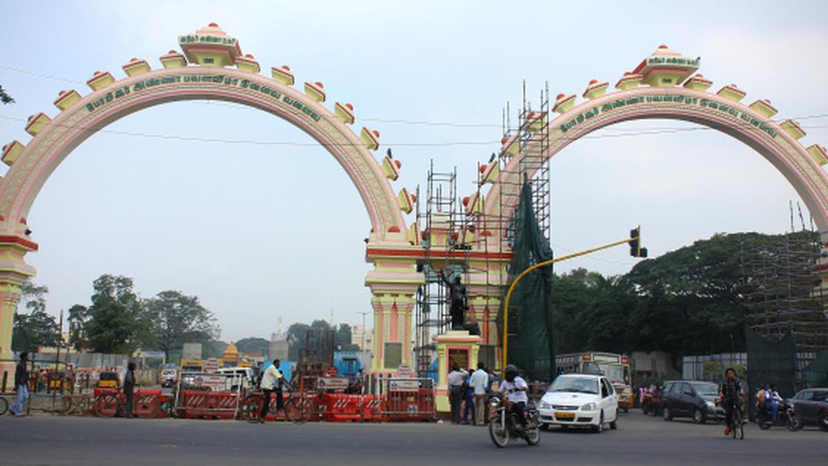 Traffic through Anna Arch to resume next week - The Hindu