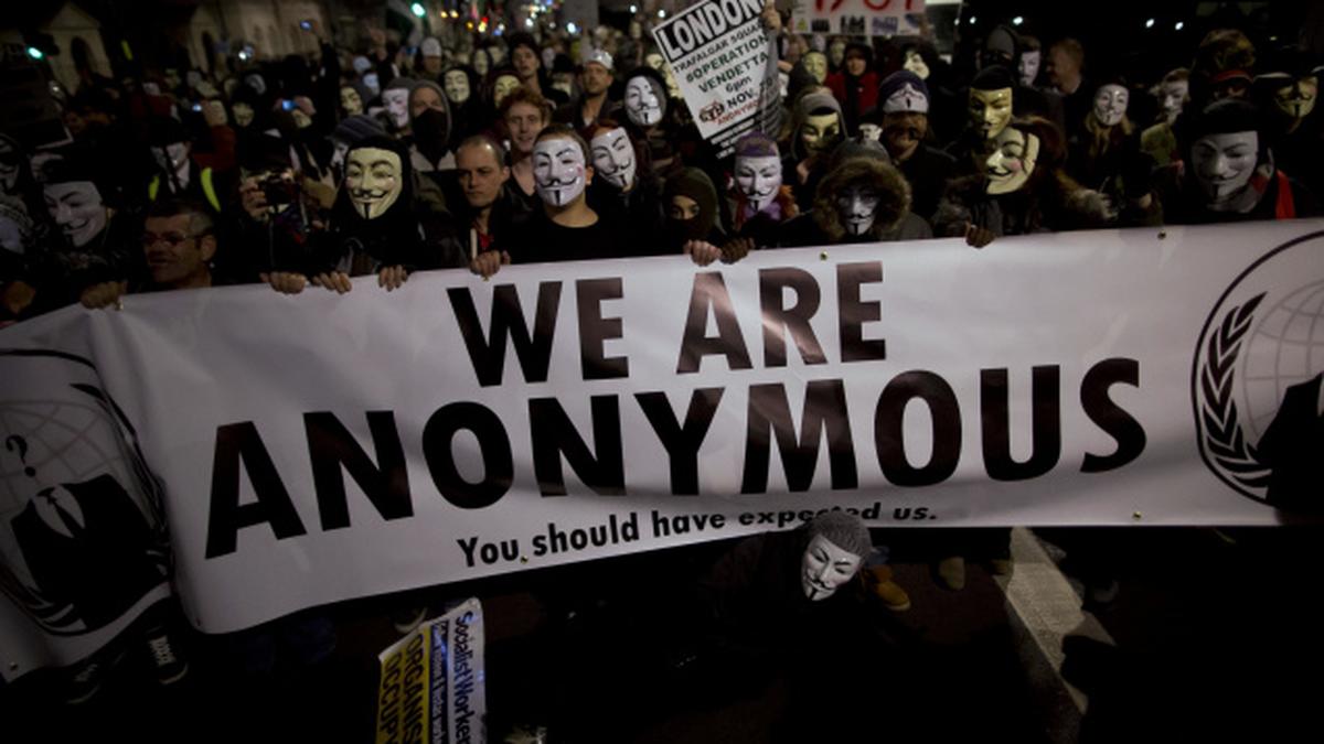 Anonymous movement protests on Guy Fawkes night - The Hindu