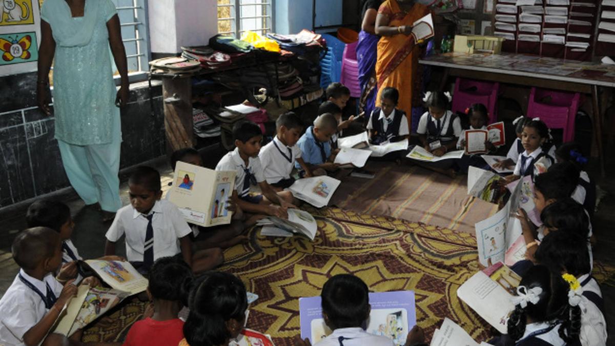 Children discover the joy of reading - The Hindu
