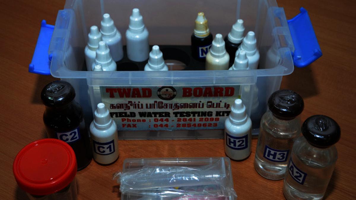 TWAD Board kit to check water quality - The Hindu