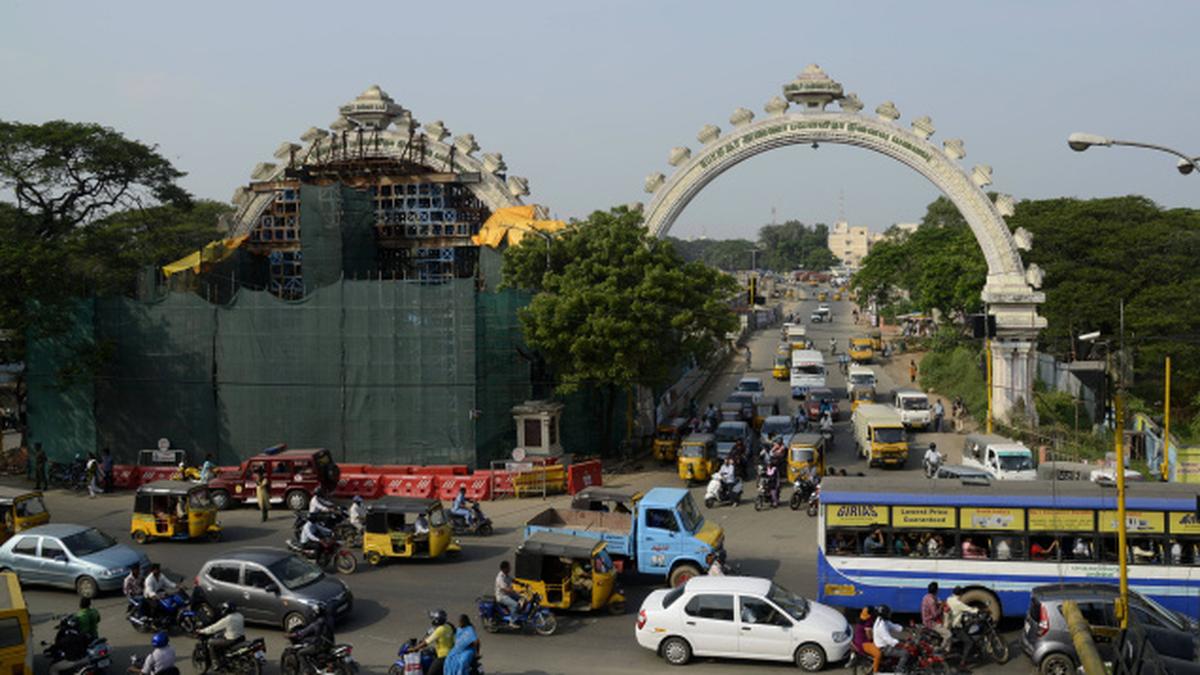 Anna Arch back in original standing - The Hindu