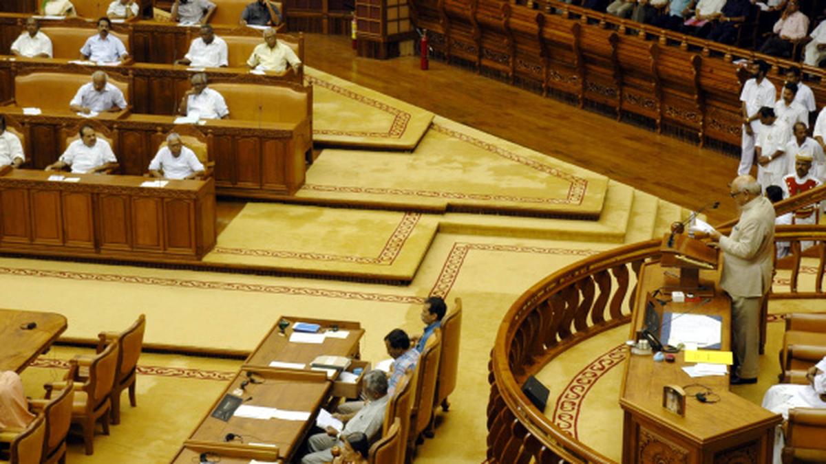 Kerala Assembly to meet from Dec. 10 - The Hindu