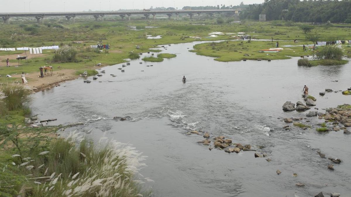Diversion of water into Coleroon river stopped - The Hindu