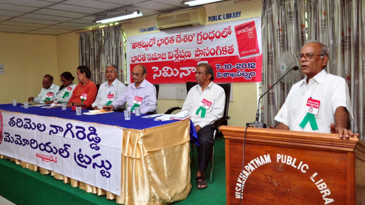 Tarimela Nagi Reddy’s economic predictions have come true: speakers ...