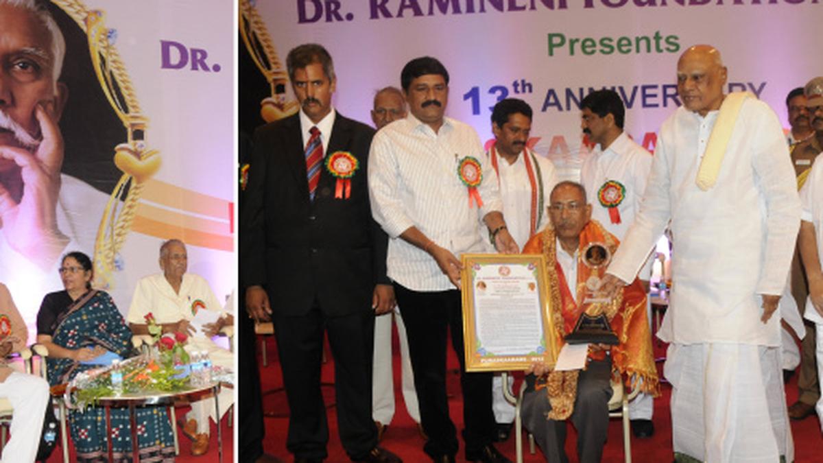 Ramineni Foundation awards presented - The Hindu
