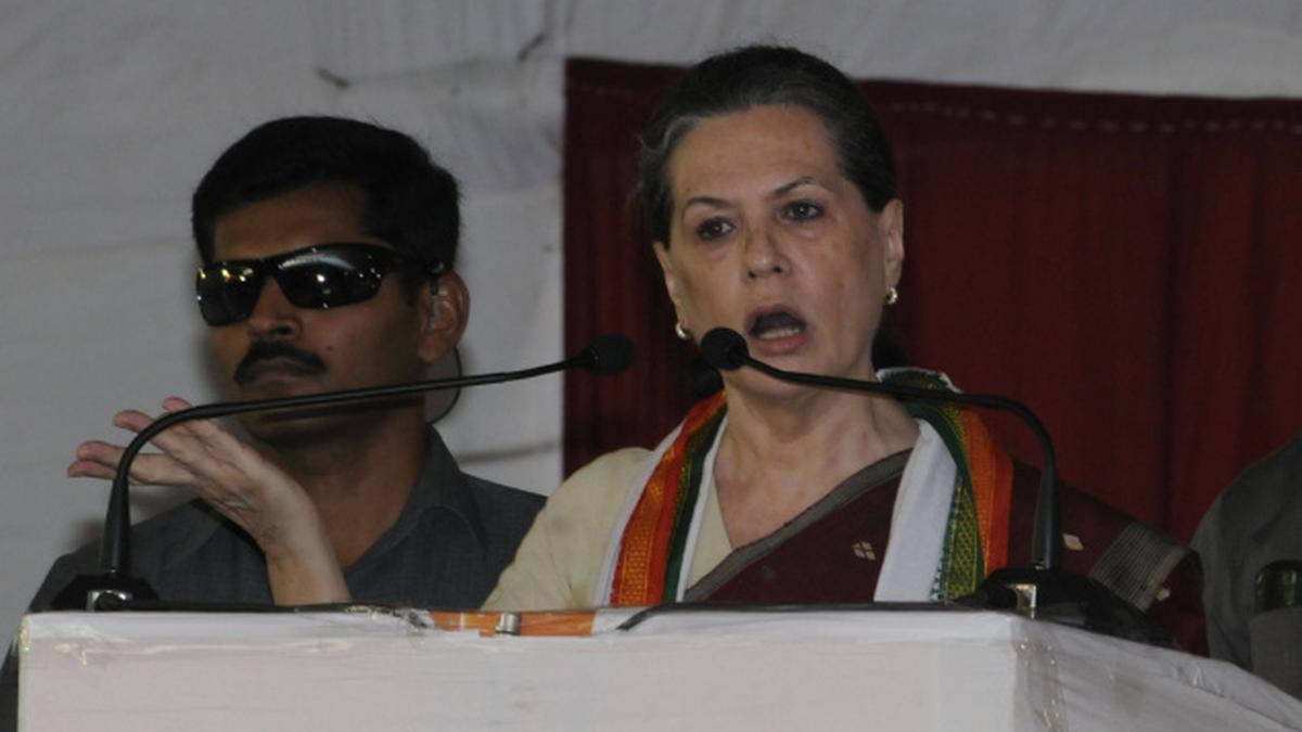 Corruption rampant in BJP-ruled States: Sonia - The Hindu