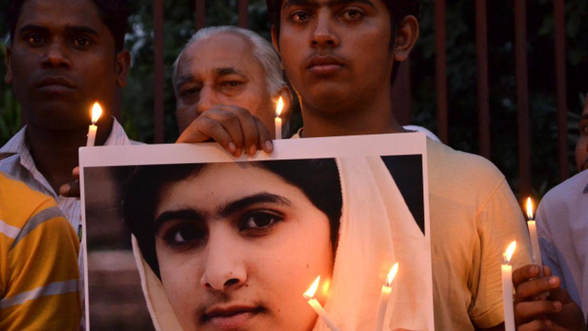 Malala able to stand up - The Hindu