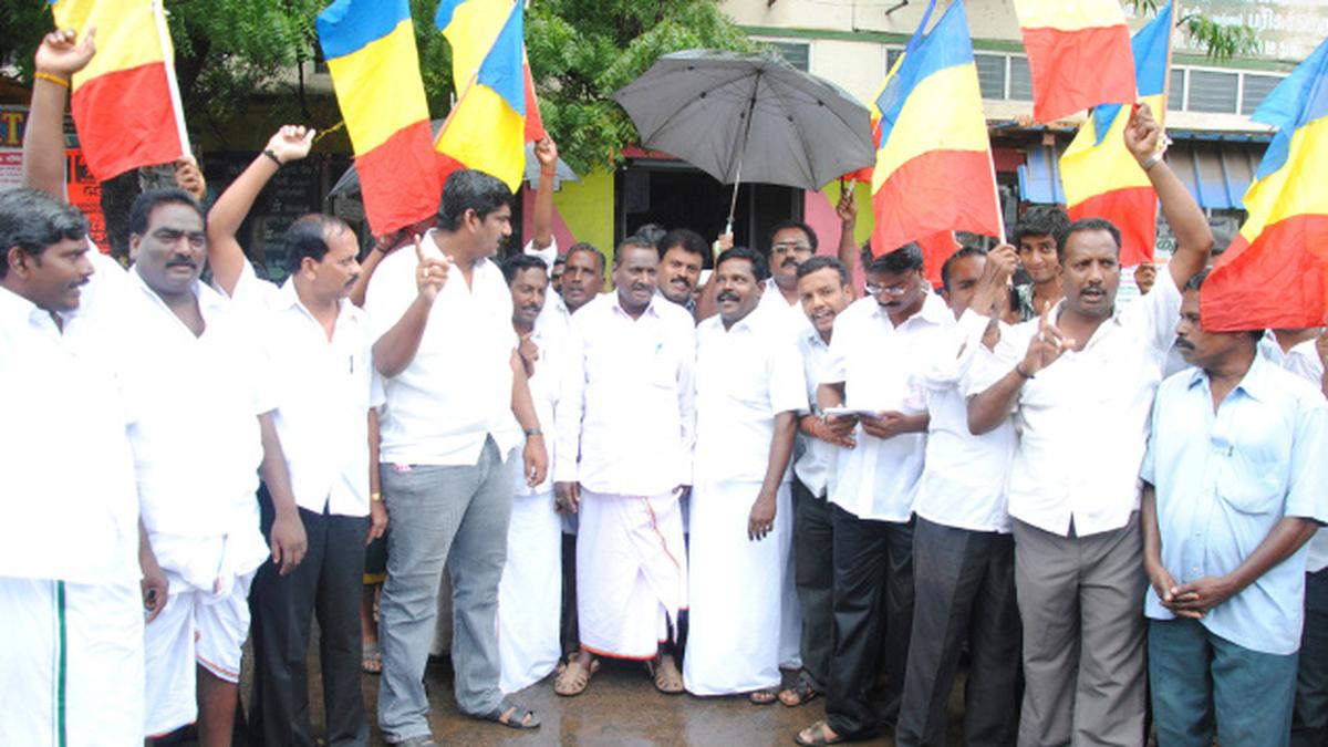 PMK holds protest over power - The Hindu