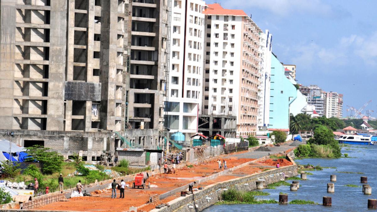 Greens see red over Marine Drive project - The Hindu