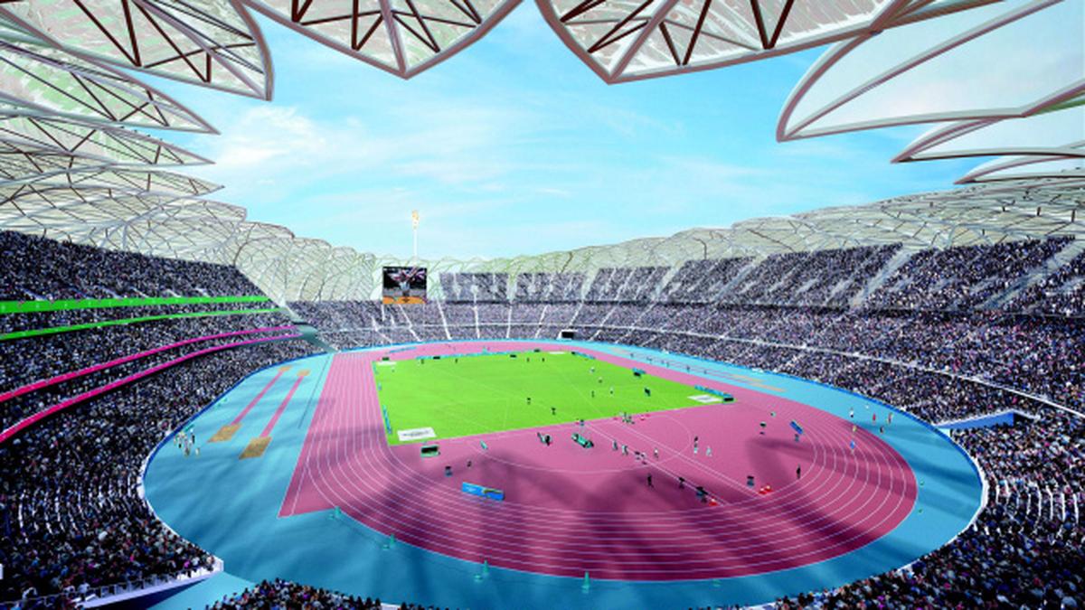 A look at Olympic stadium - The Hindu