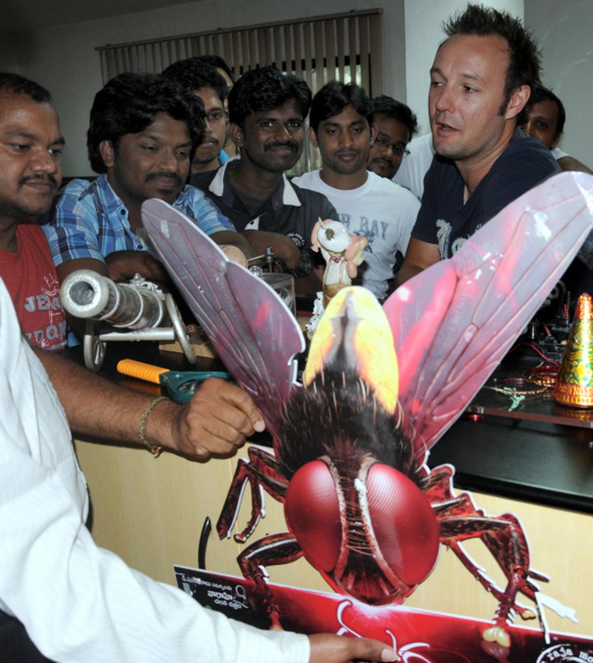 With technology, ‘Eega’ takes wings - The Hindu