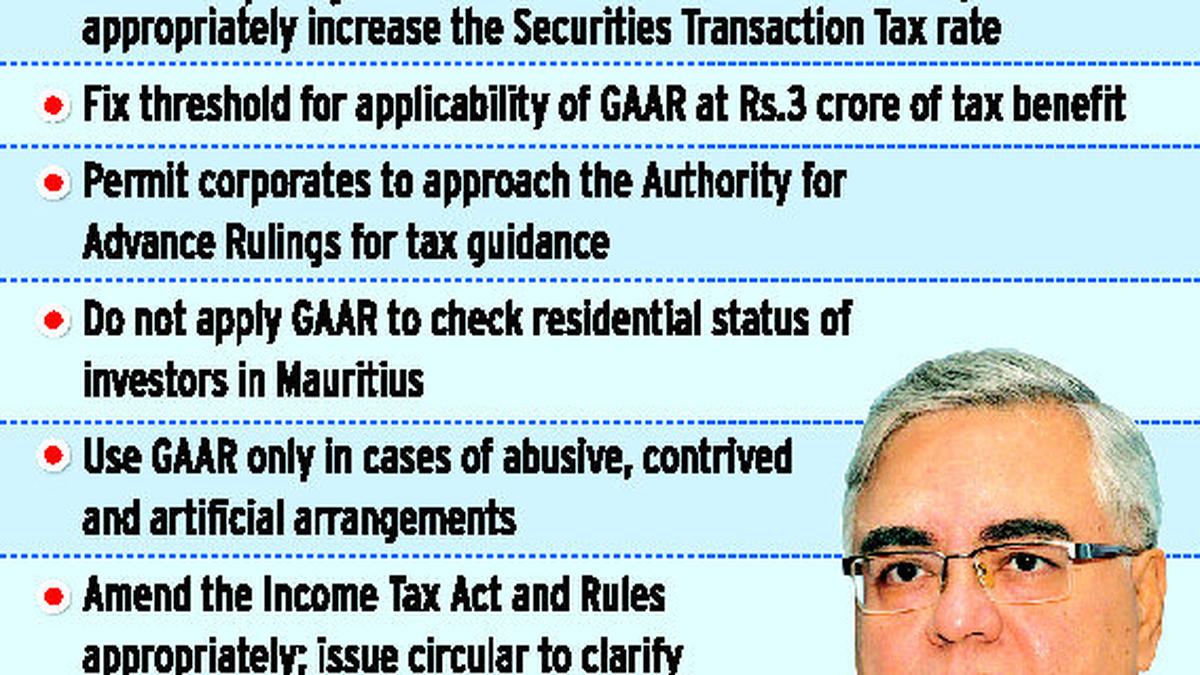 Defer GAAR by three years: Shome panel - The Hindu
