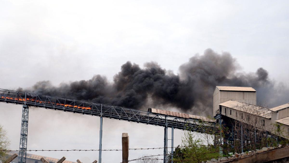 Another major fire at thermal power station - The Hindu