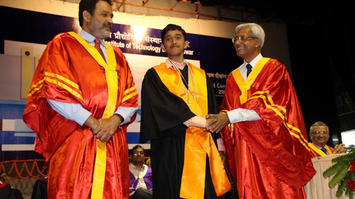 Chennai boy wins Gold Medal at IIT Bhubaneswar - The Hindu