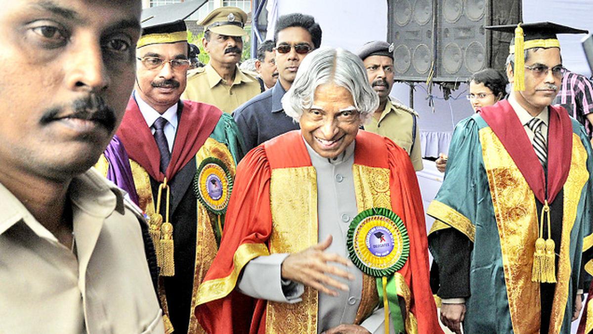 Kalam calls for greater focus on research in medical colleges - The Hindu