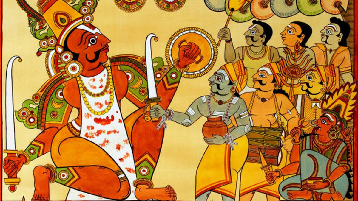 The epic in colours of Koothu - The Hindu