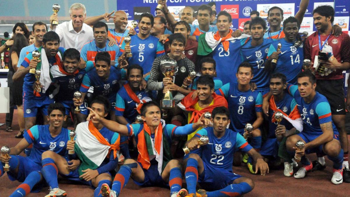 Nehru cup winners felicitates, presented Rs. 50,000 each - The Hindu