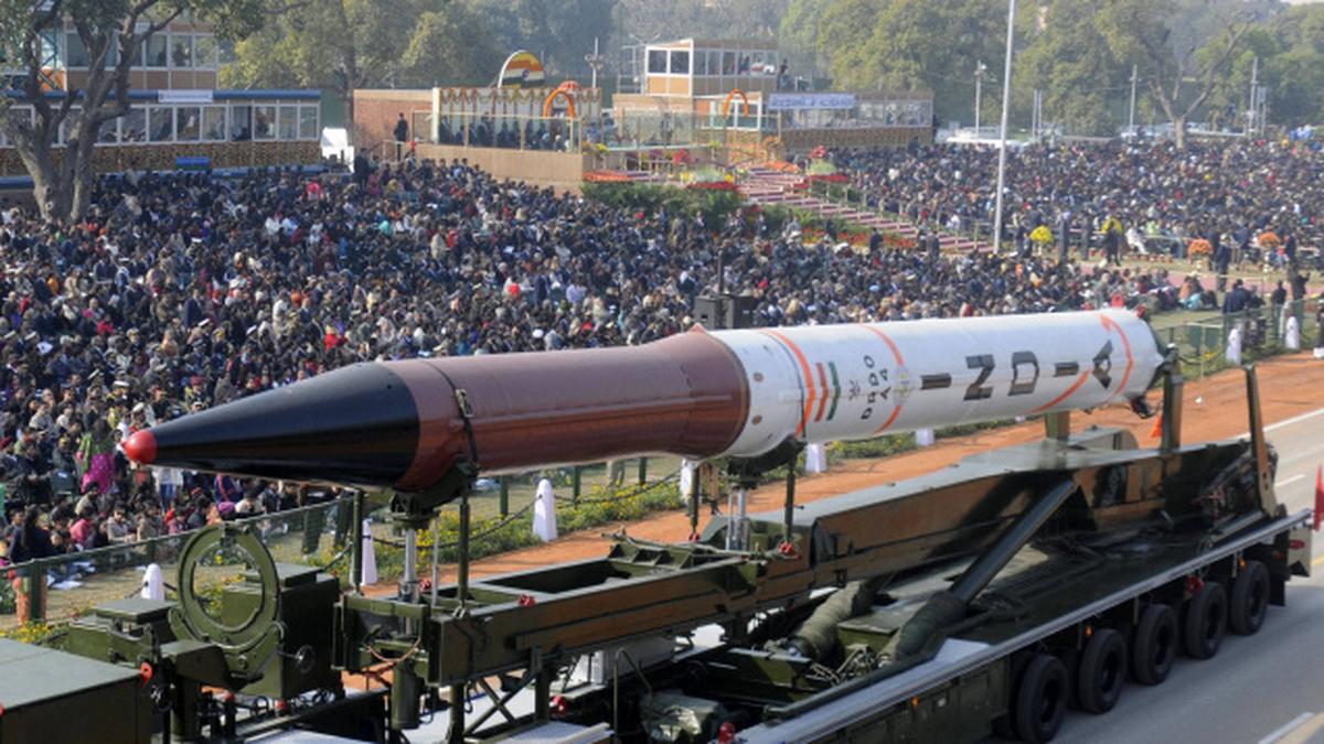 Long range strategic missile Agni-IV test-fired - The Hindu