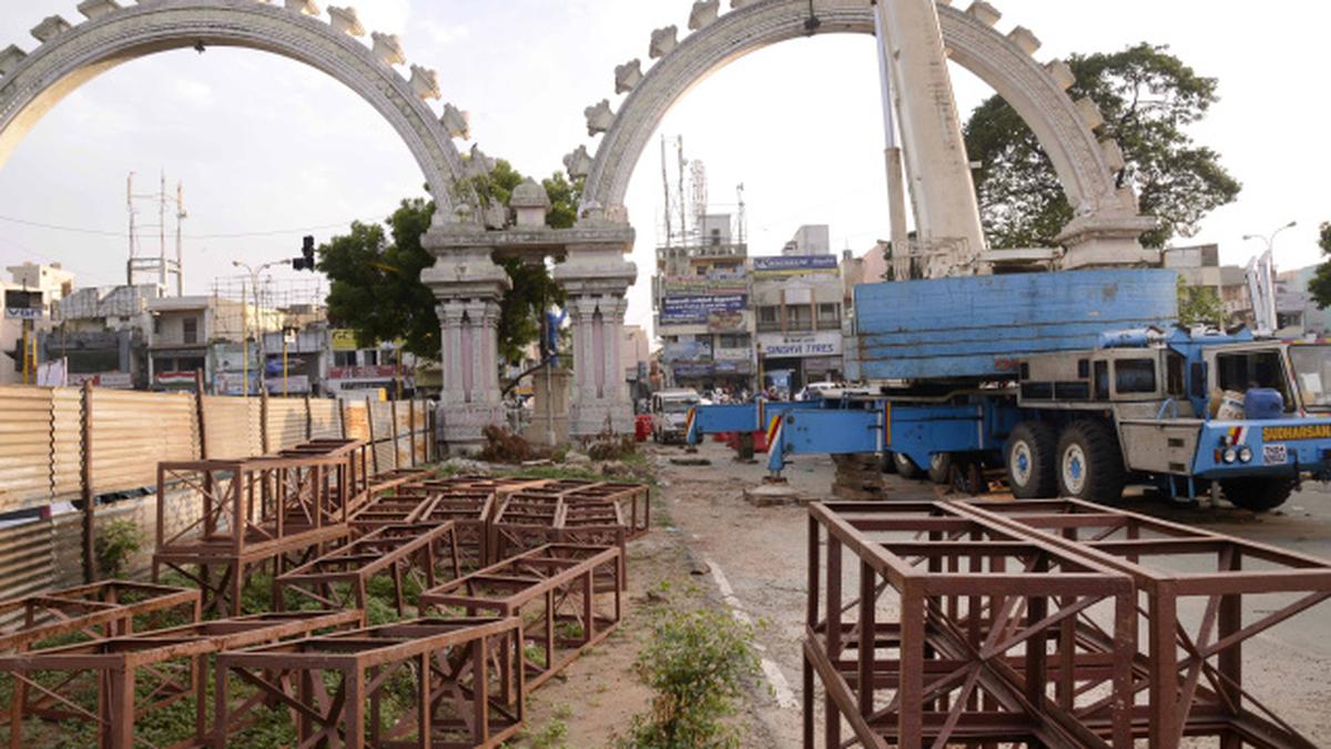 Anna arch restoration to commence on Wednesday - The Hindu