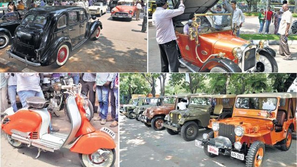 Vintage beauties steal the show at rally - The Hindu