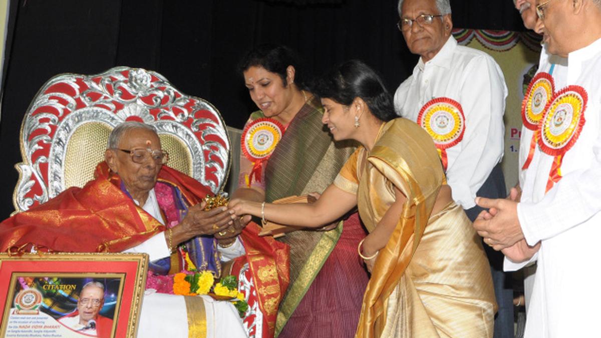 Award for R.K. Srikantan - The Hindu