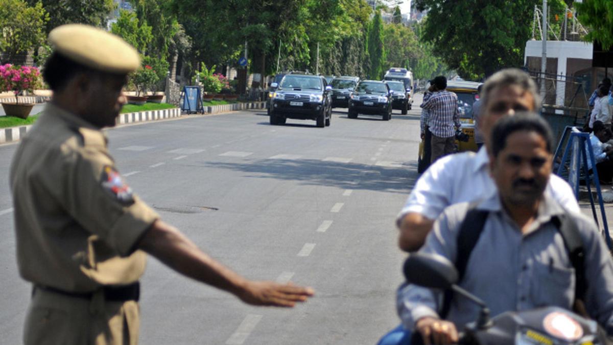 VIP movements playing havoc on roads - The Hindu