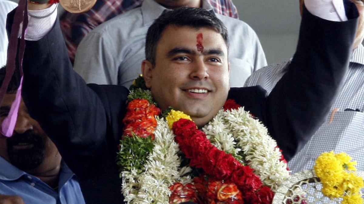 Gagan Narang arrives in city - The Hindu