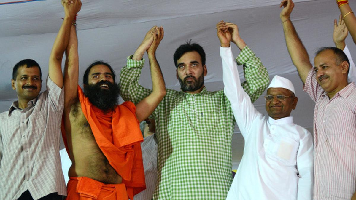 Kejriwal tweets support for Baba Ramdev - The Hindu