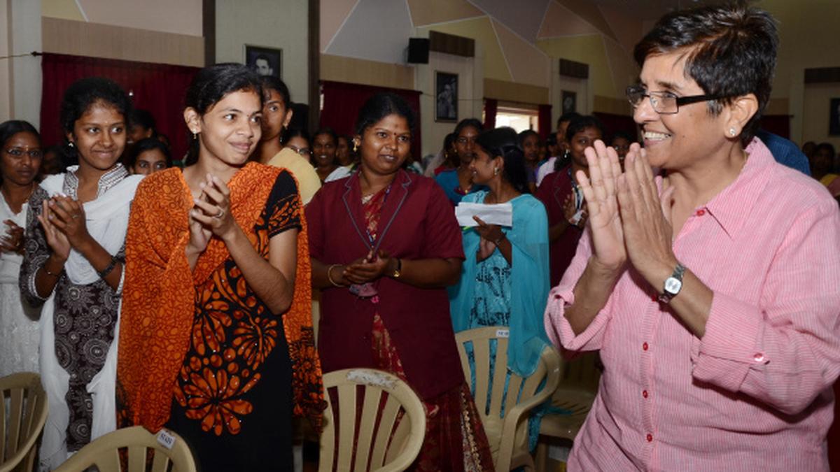 Women should empower themselves: Kiran Bedi - The Hindu