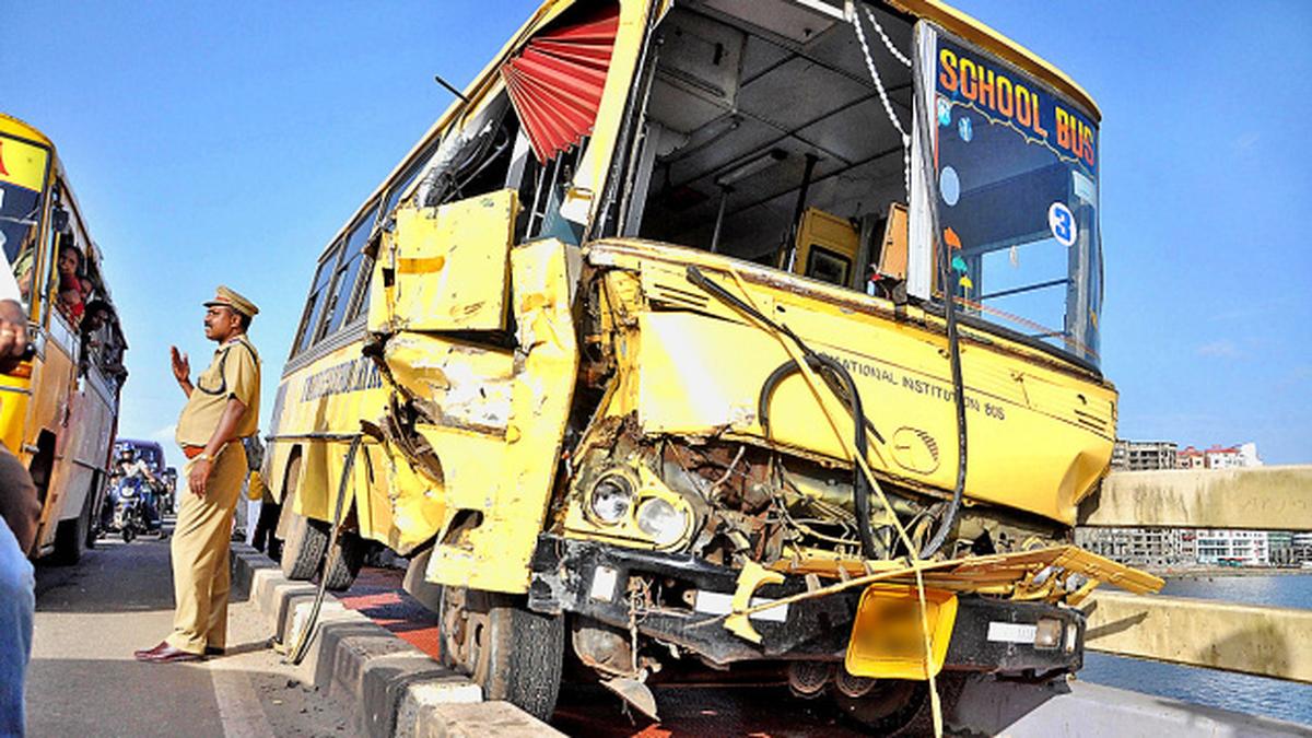 Concern over rickety school buses - The Hindu