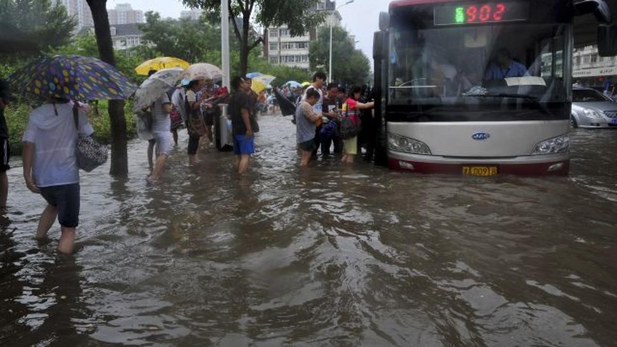 Beijing reflects as flood death toll rises to 77 - The Hindu