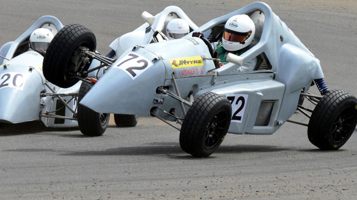 LGB Formula 4 cars off to a roaring start - The Hindu