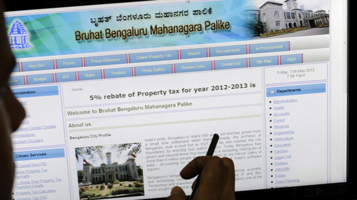 Pranksters hack BBMP website, data intact - The Hindu