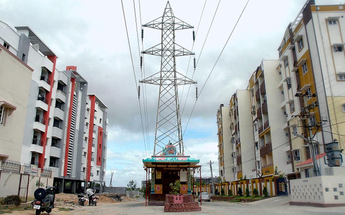 Funds allotted for shifting power lines - The Hindu