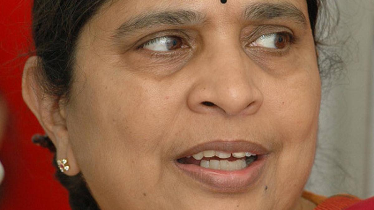 Focus on dropouts: Shanta Sinha - The Hindu