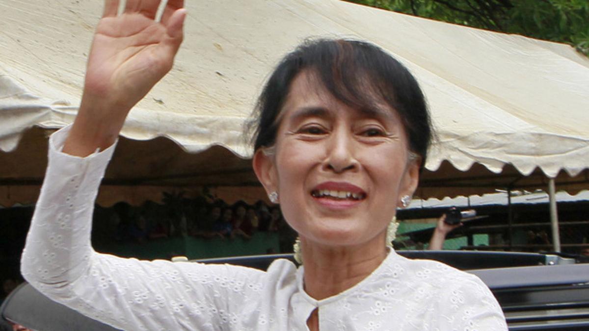Suu Kyi returns home after first trip in 24 years - The Hindu
