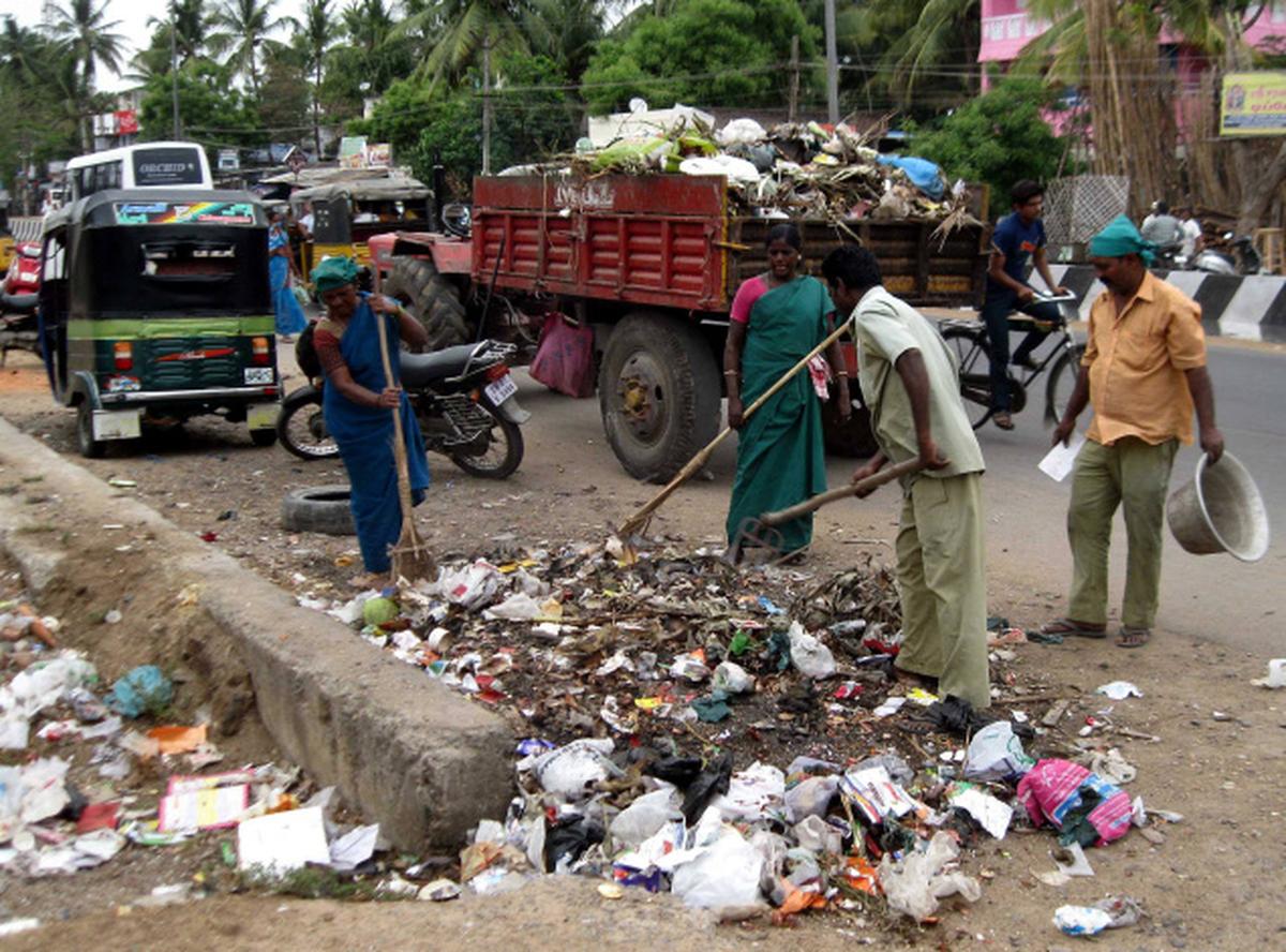 4 local bodies take up garbage disposal around Tambaram - The Hindu