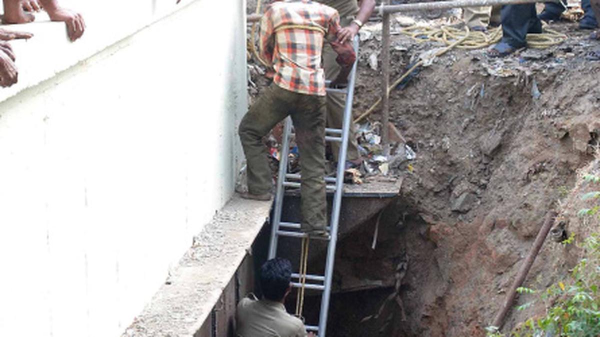 Man falls into pit; rescued after 8 hours - The Hindu